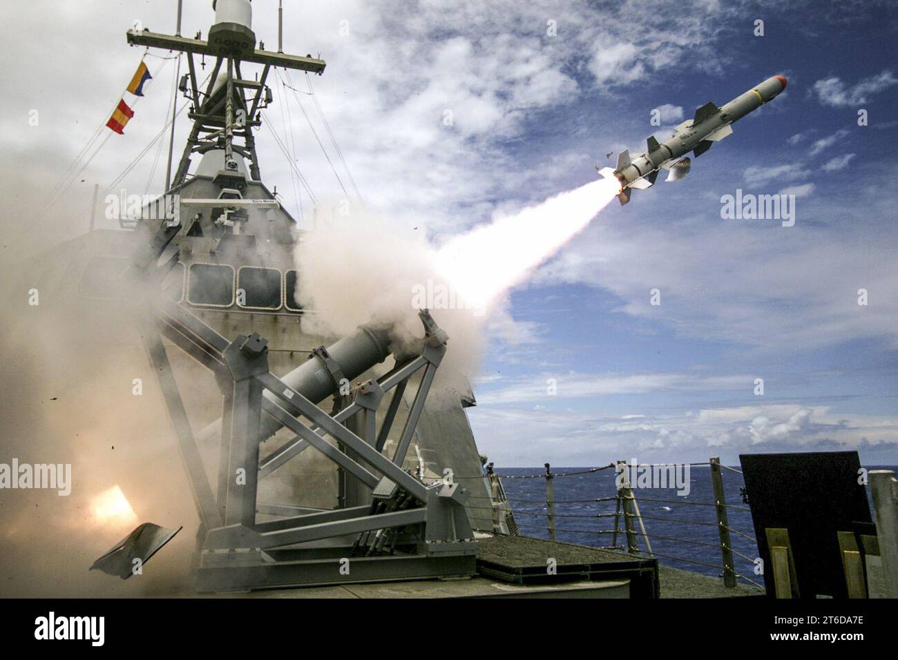 USS Coronado Launches First Over-The-Horizon Missle Using a Harpoon ...