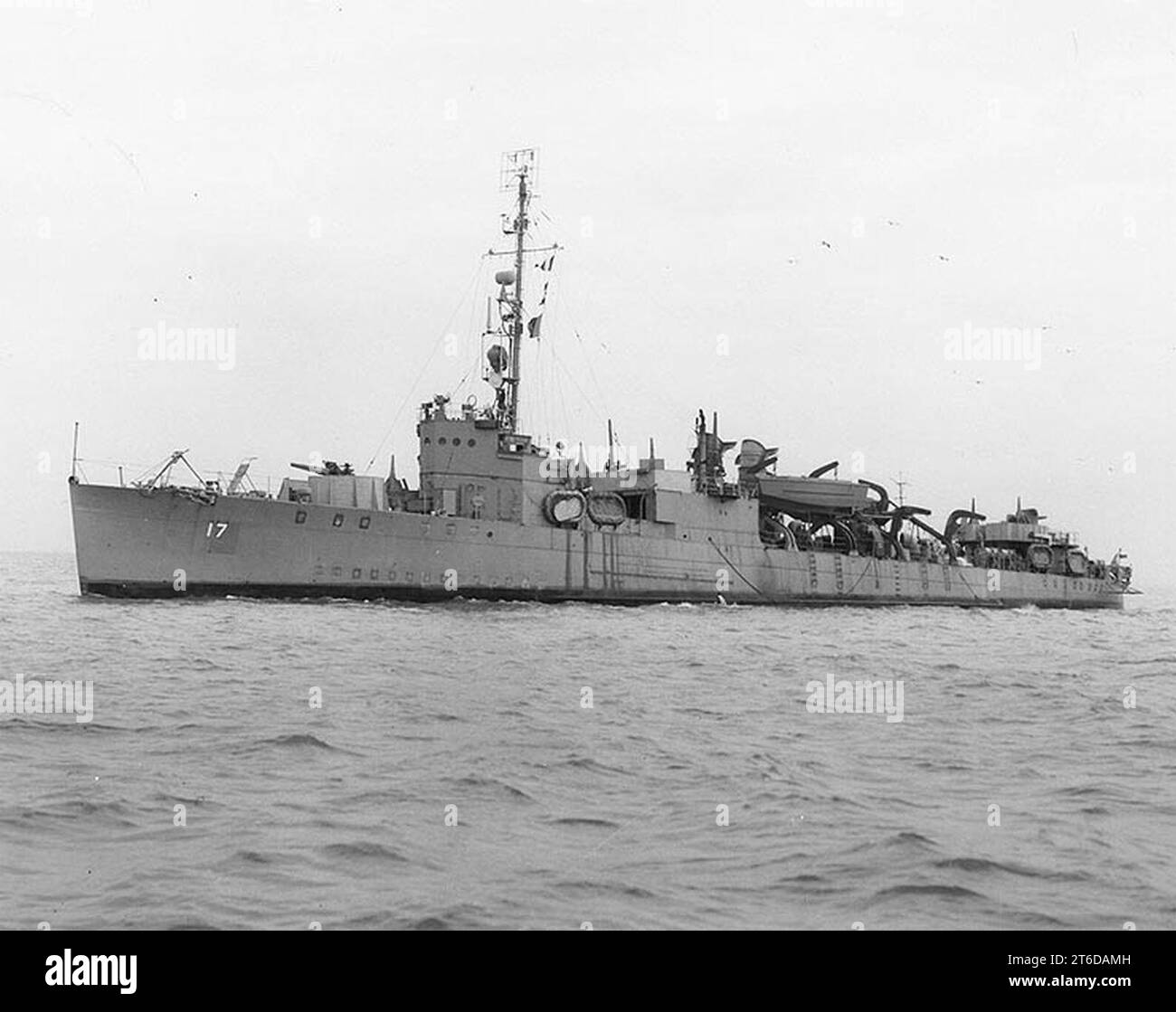 USS Crosby (APD-17) off the Mare Island Naval Shipyard, California (USA ...