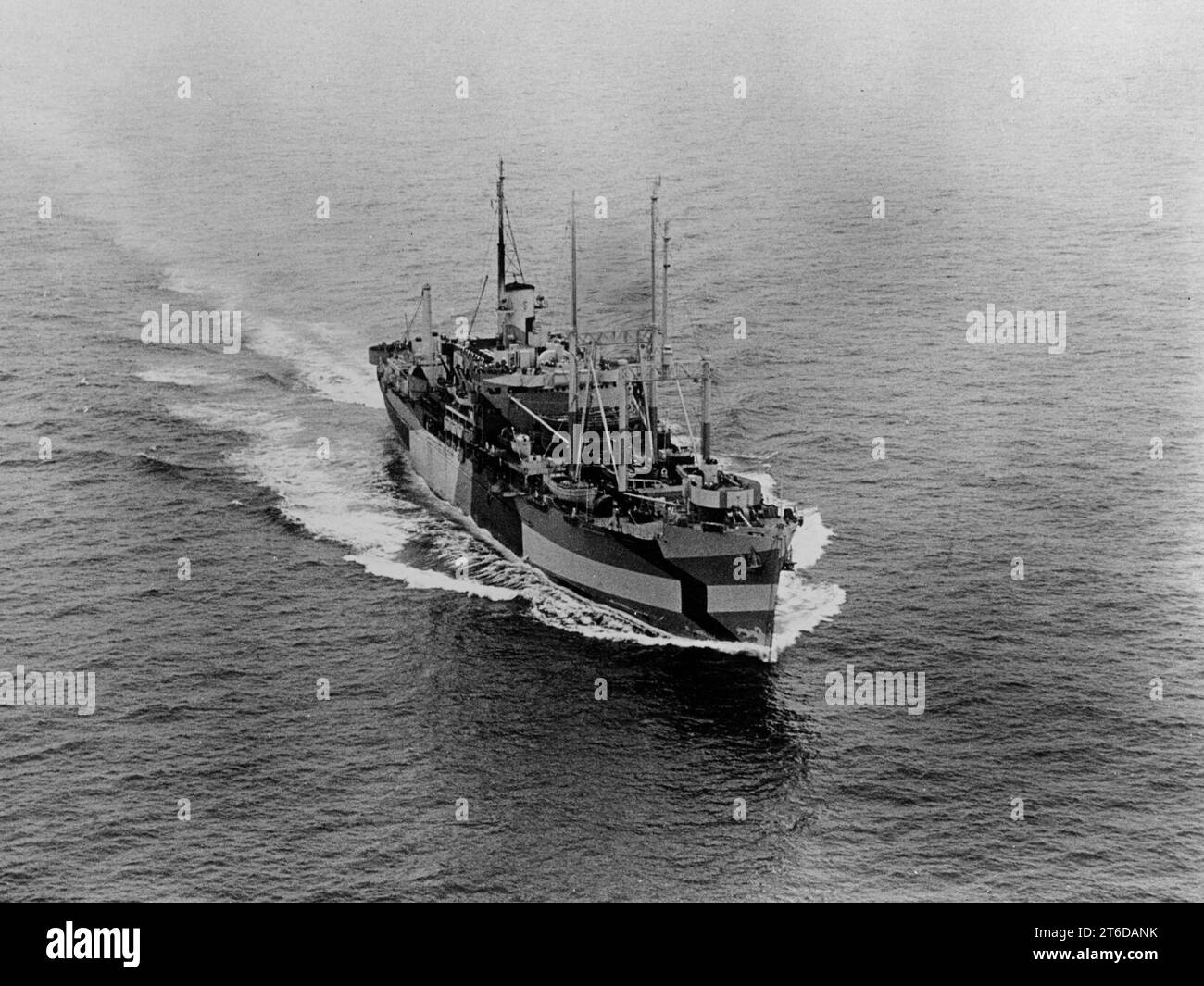 USS Cumberland Sound (AV-17) underway off the U.S. Pacific Coast on 20 ...