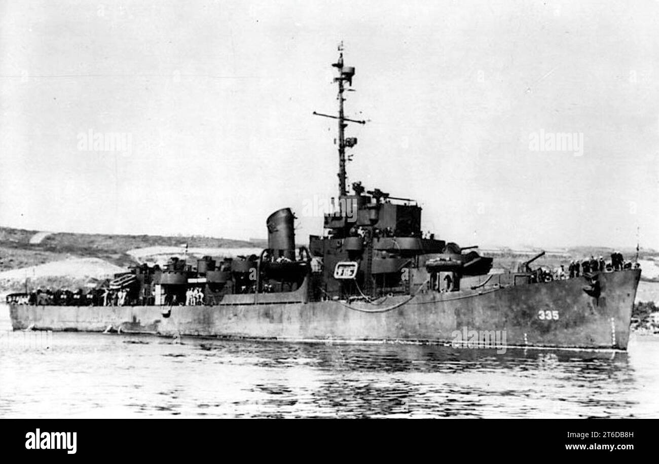 USS Daniel (DE-335) undeway, circa in 1945 Stock Photo - Alamy