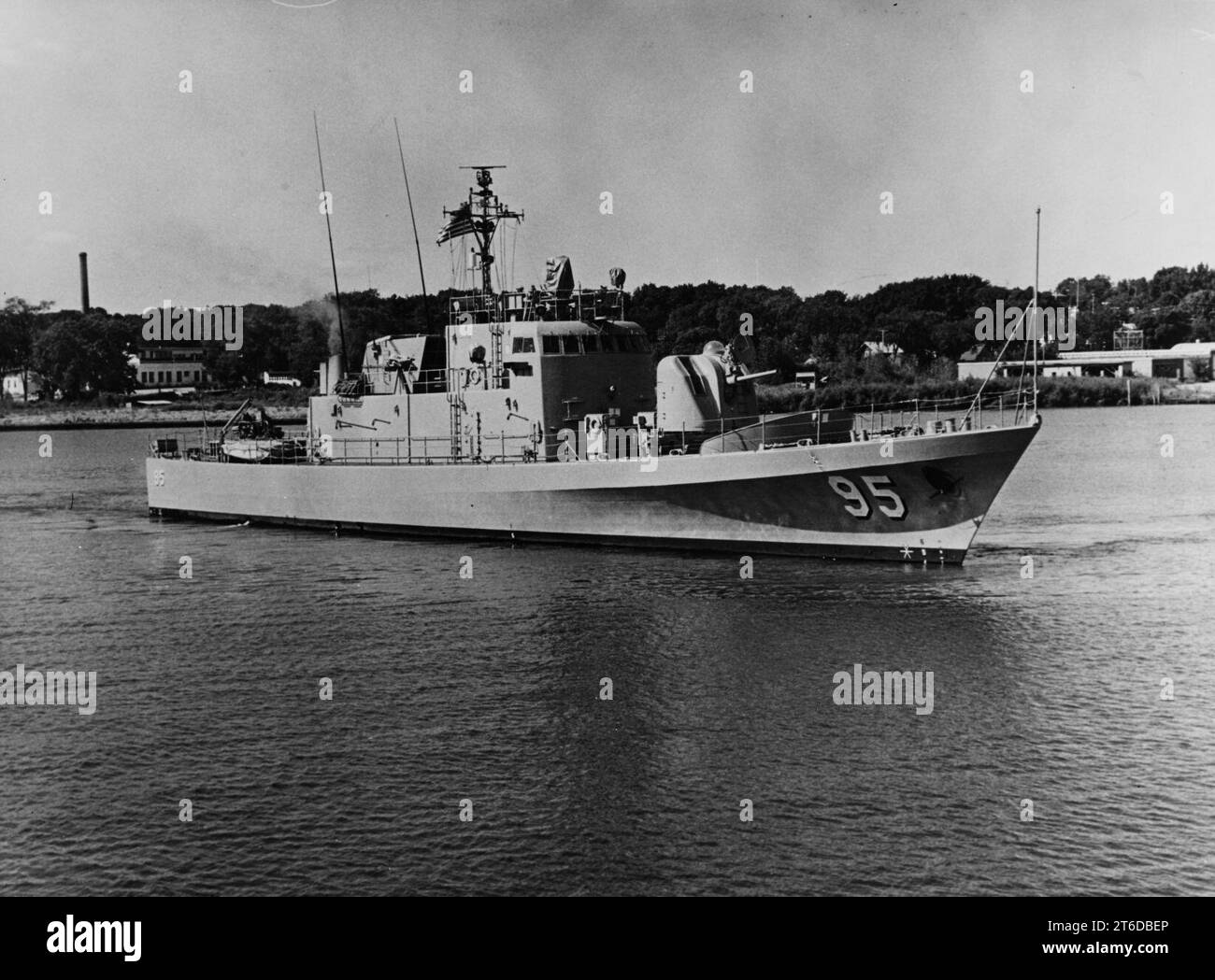 USS Defiance (PG-95) in Sturgeon Bay on 21 August 1969 Stock Photo - Alamy