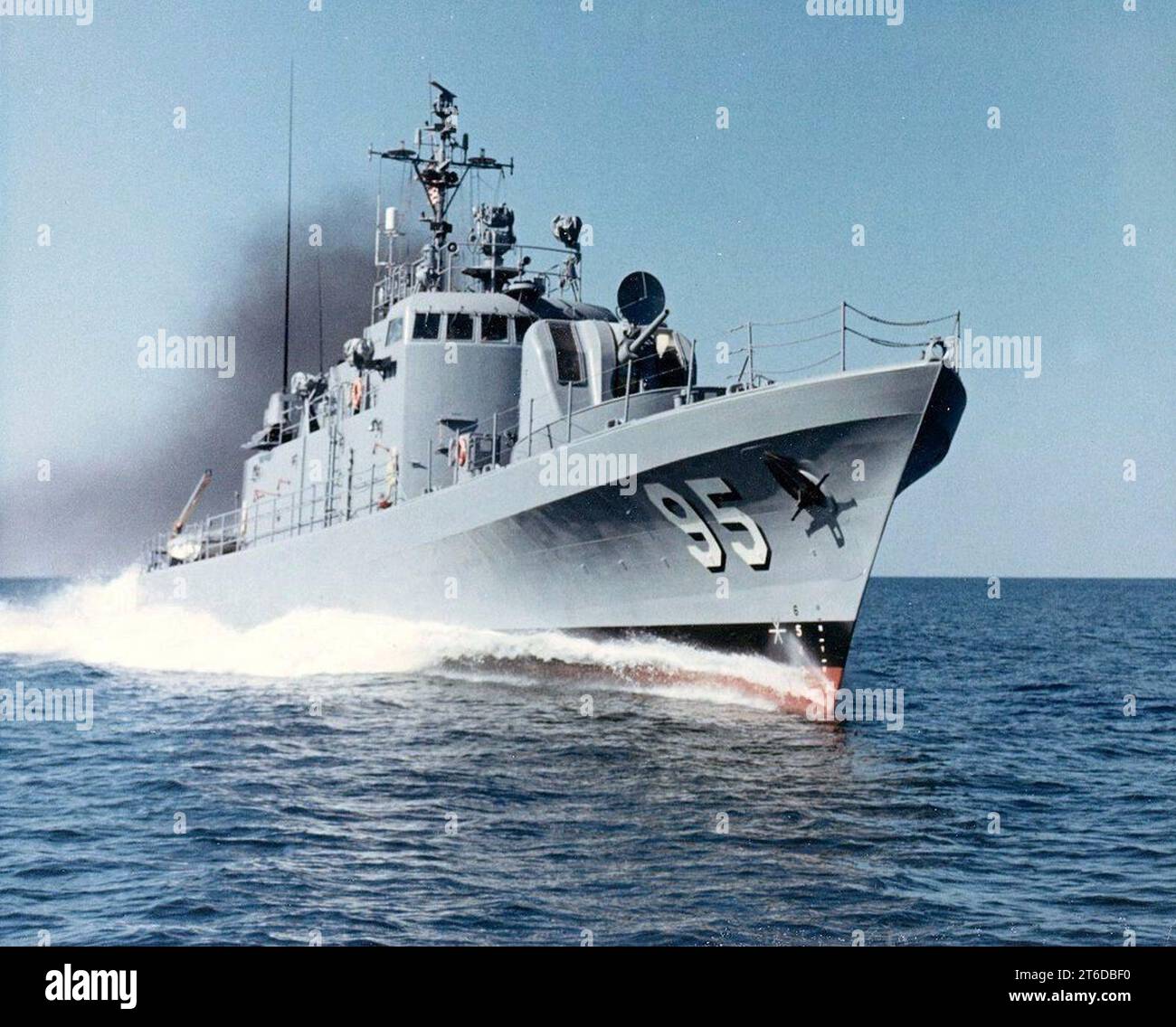 USS Defiance (PG-95) during trials c1969 Stock Photo - Alamy