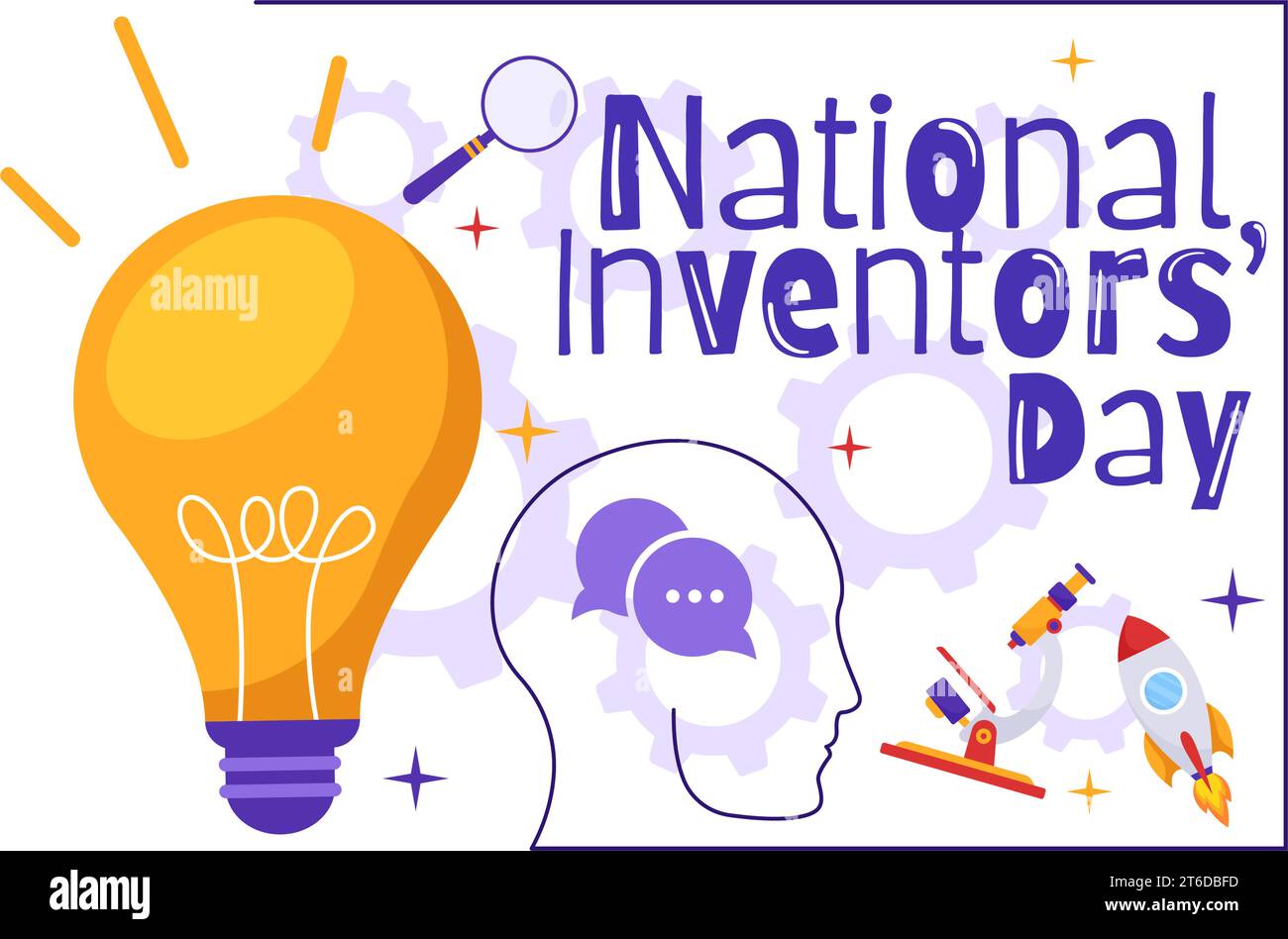 National Inventors Day Vector Illustration on February 11 Celebration ...