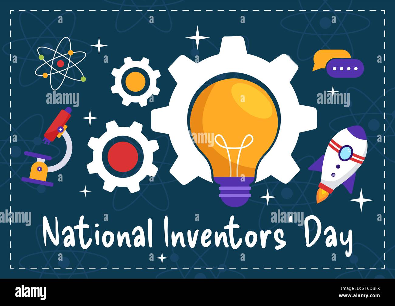 National Inventors Day Vector Illustration on February 11 Celebration ...