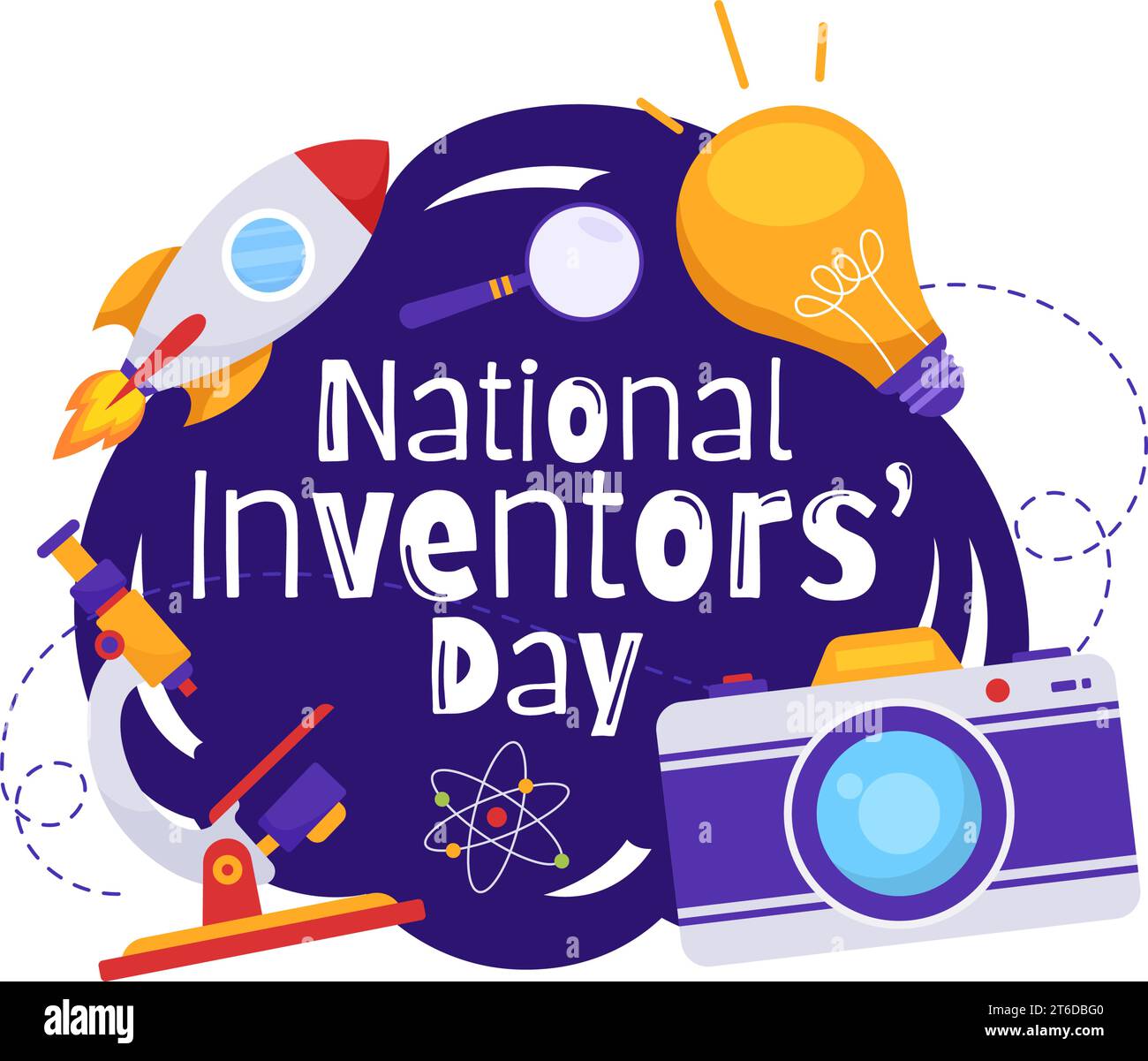 National Inventors Day Vector Illustration on February 11 Celebration ...
