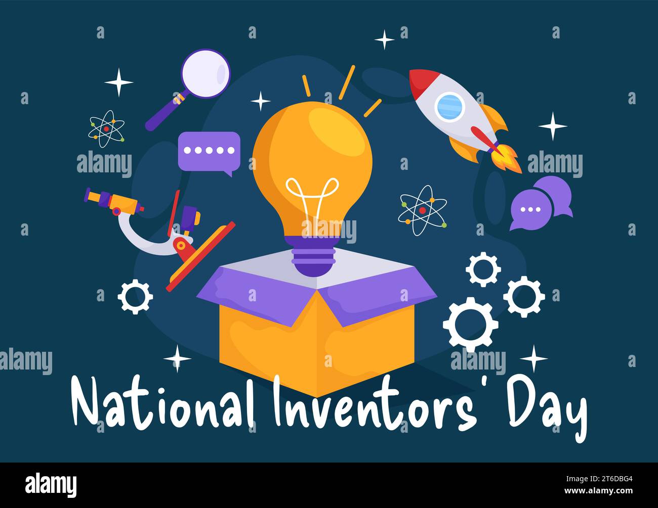 National Inventors Day Vector Illustration on February 11 Celebration ...
