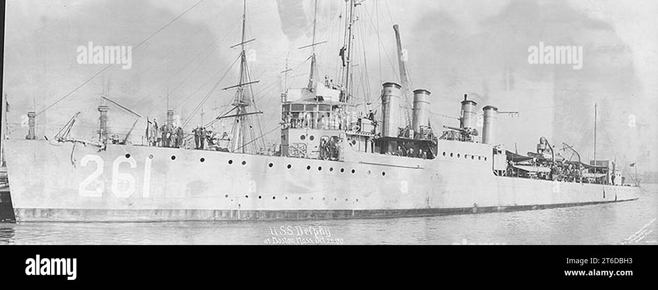 USS Delphy (DD-261 Stock Photo - Alamy