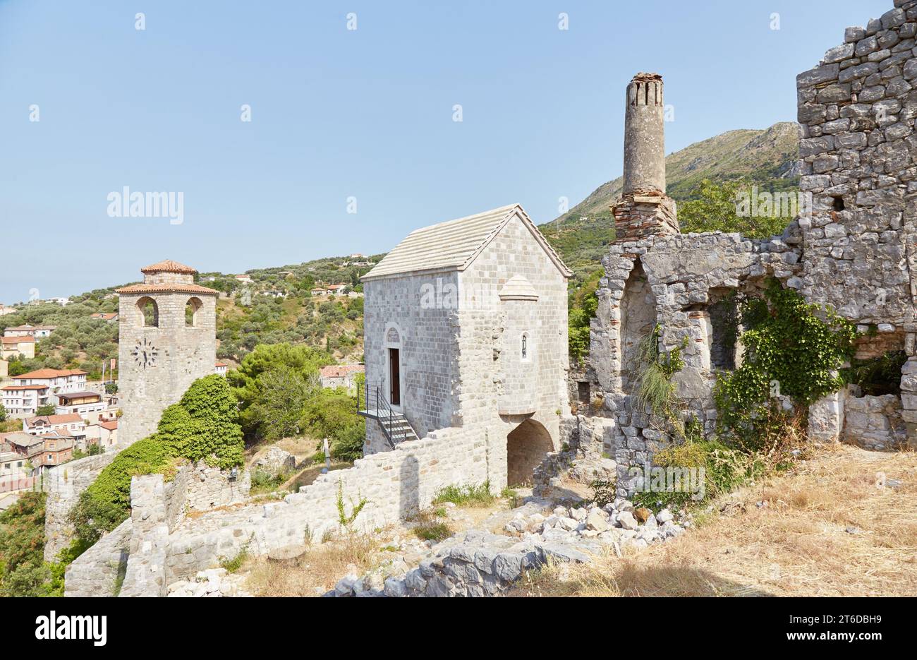 The haunting ruins of Stari Bar in southern Montenegro Stock Photo - Alamy