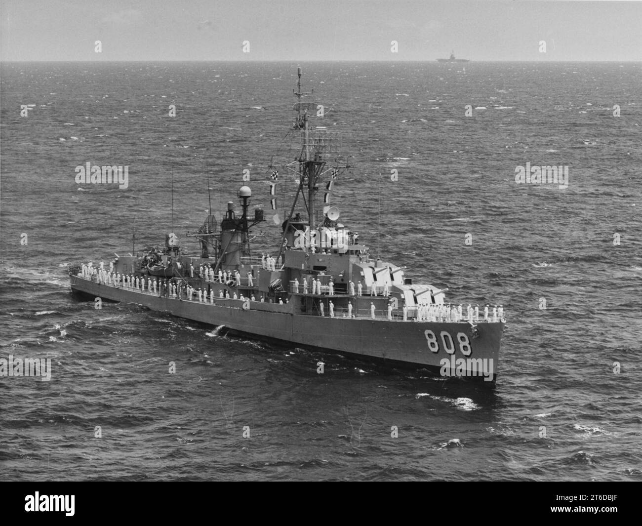 USS Dennis J. Buckley (DDR-808) underway in 1962 Stock Photo - Alamy