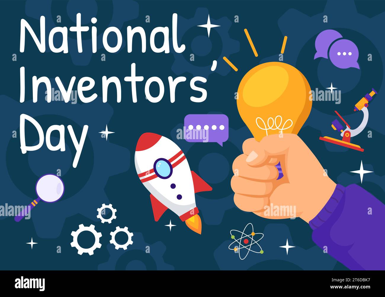 National Inventors Day Vector Illustration on February 11 Celebration ...
