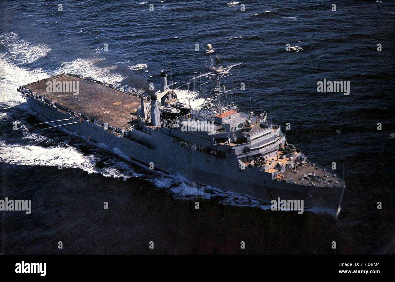 USS Denver (LPD-9) underway, circa in 1970 Stock Photo - Alamy