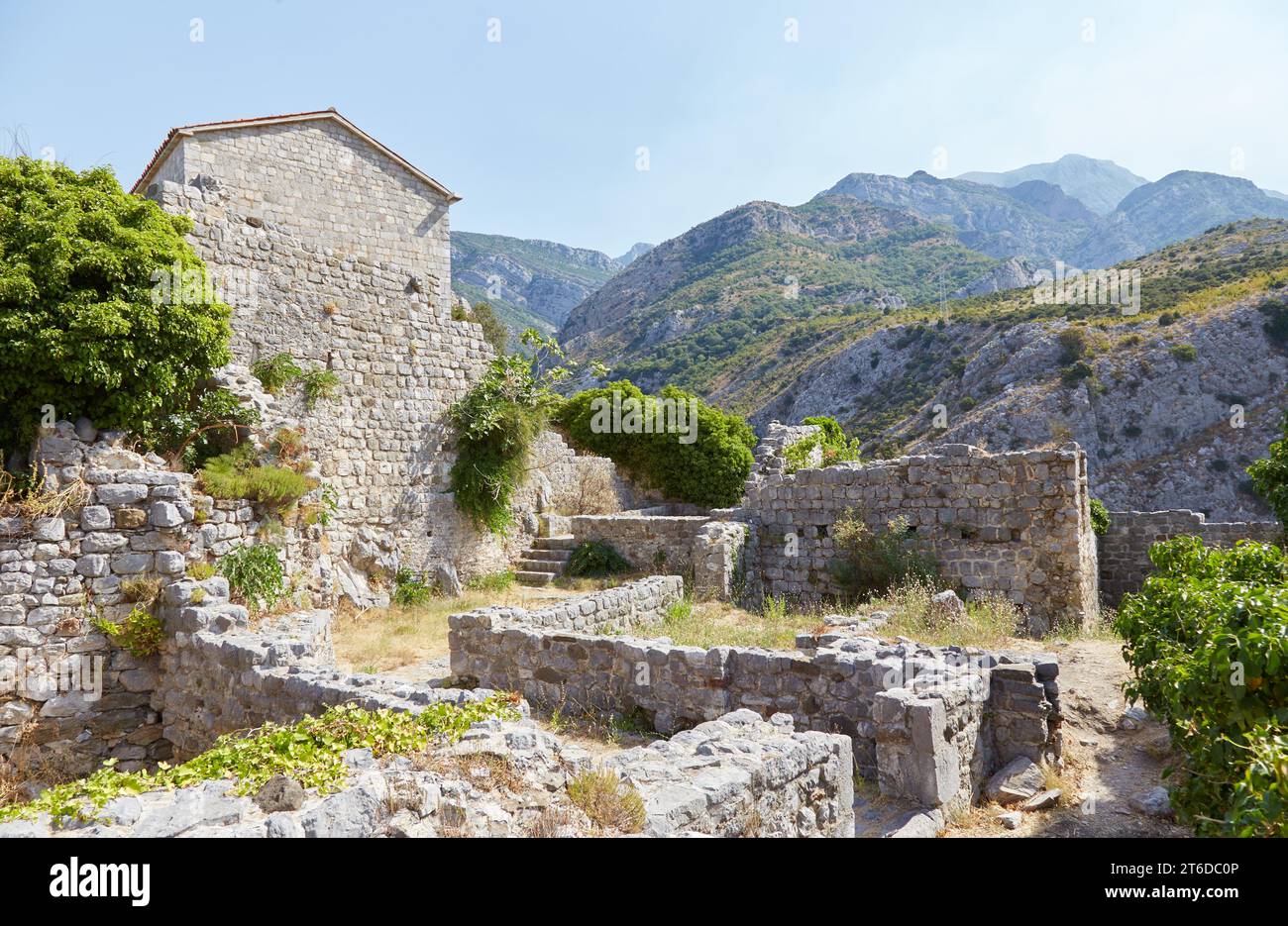 The haunting ruins of Stari Bar in southern Montenegro Stock Photo - Alamy
