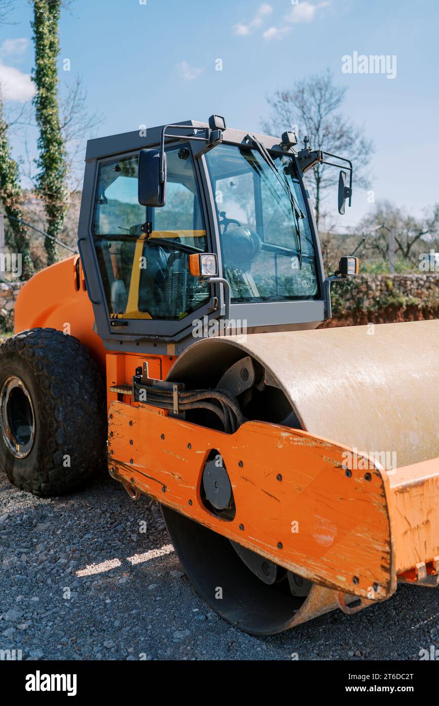 Steamroller park hi-res stock photography and images - Alamy