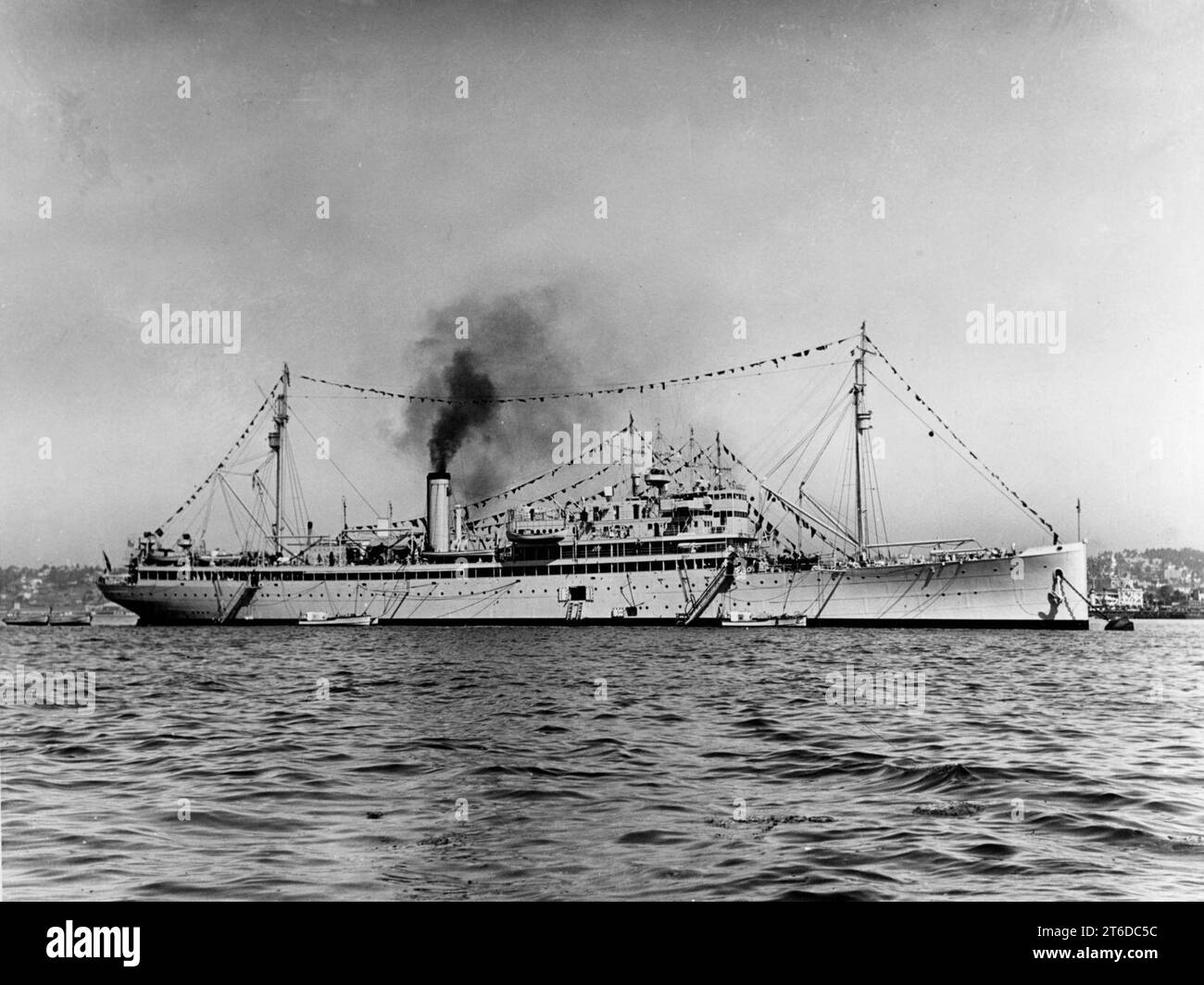 USS Dobbin (AD-3) at San Diego in October 1932 Stock Photo - Alamy