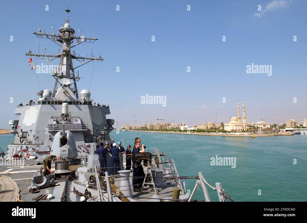 USS Donald Cook (DDG-75) foredeck Stock Photo - Alamy
