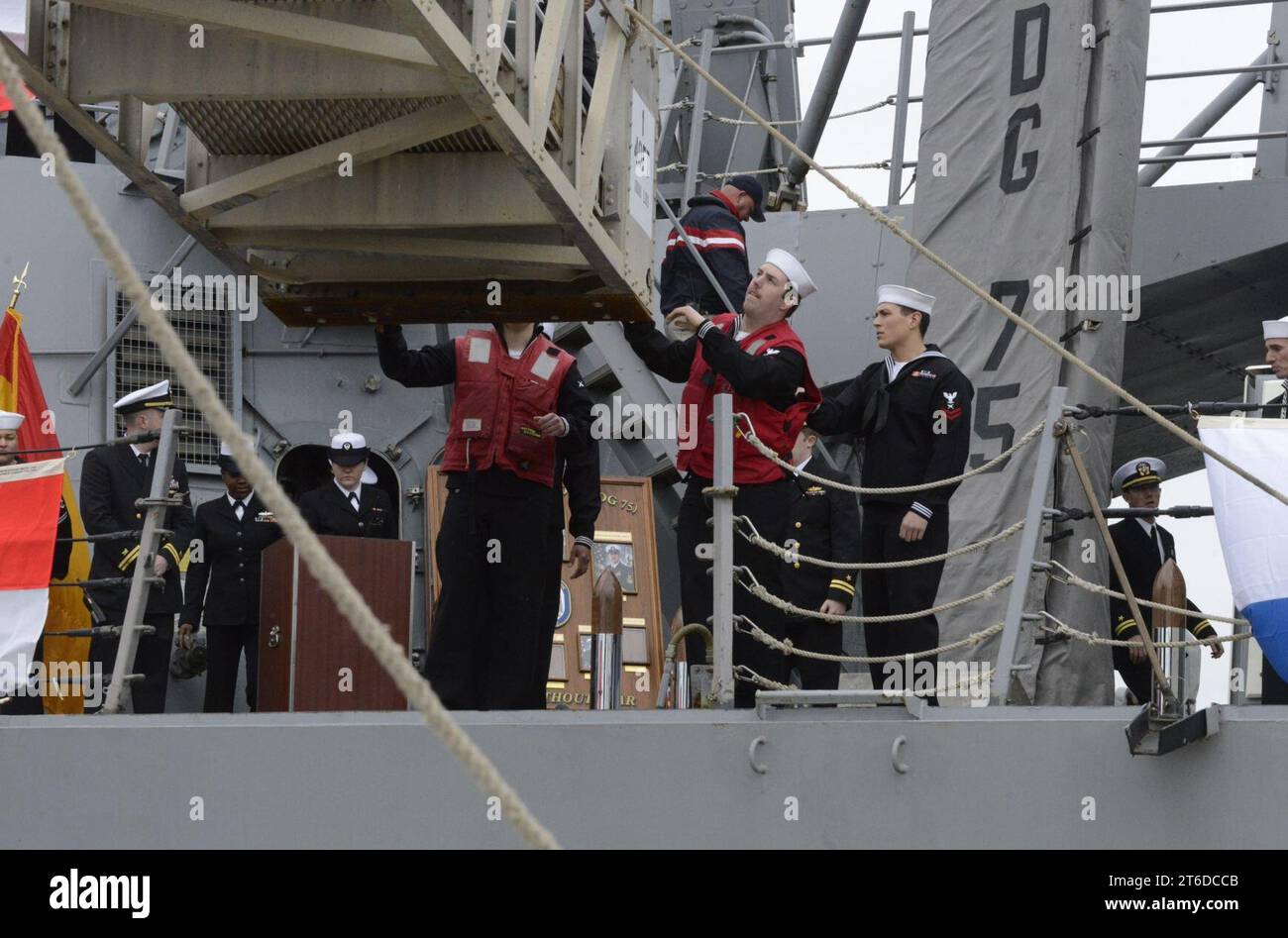 USS Donald Cook arrives in Rota, Spain Stock Photo - Alamy