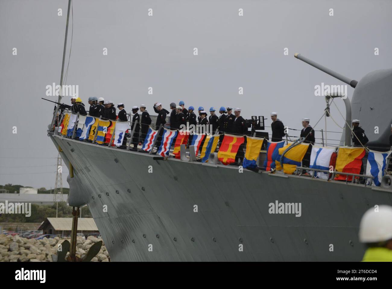 USS Donald Cook arrives in Rota, Spain Stock Photo - Alamy