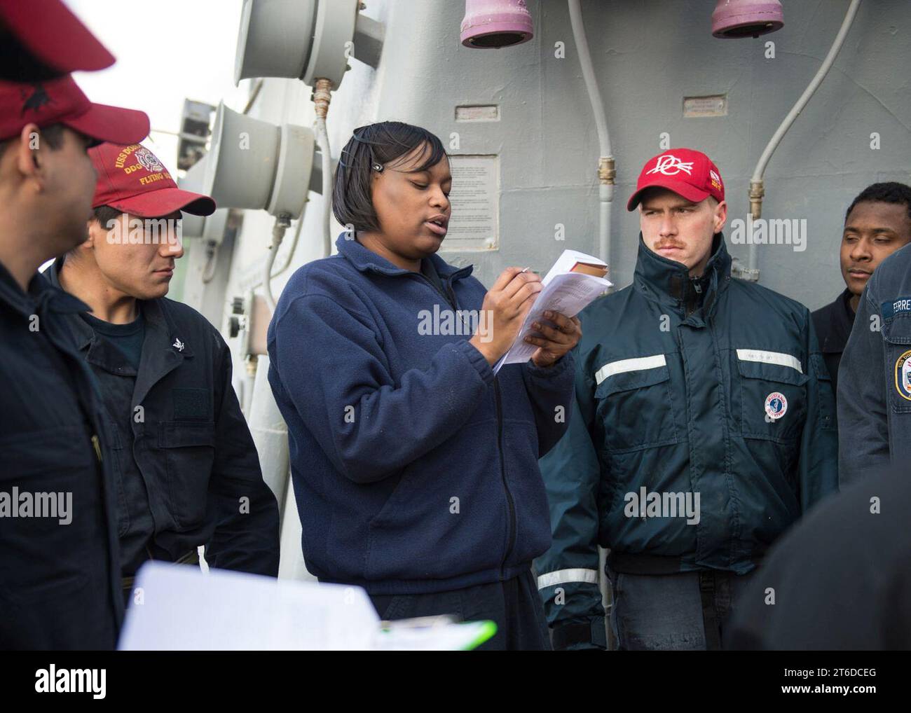 USS Donald Cook routine operations 150105 Stock Photo - Alamy