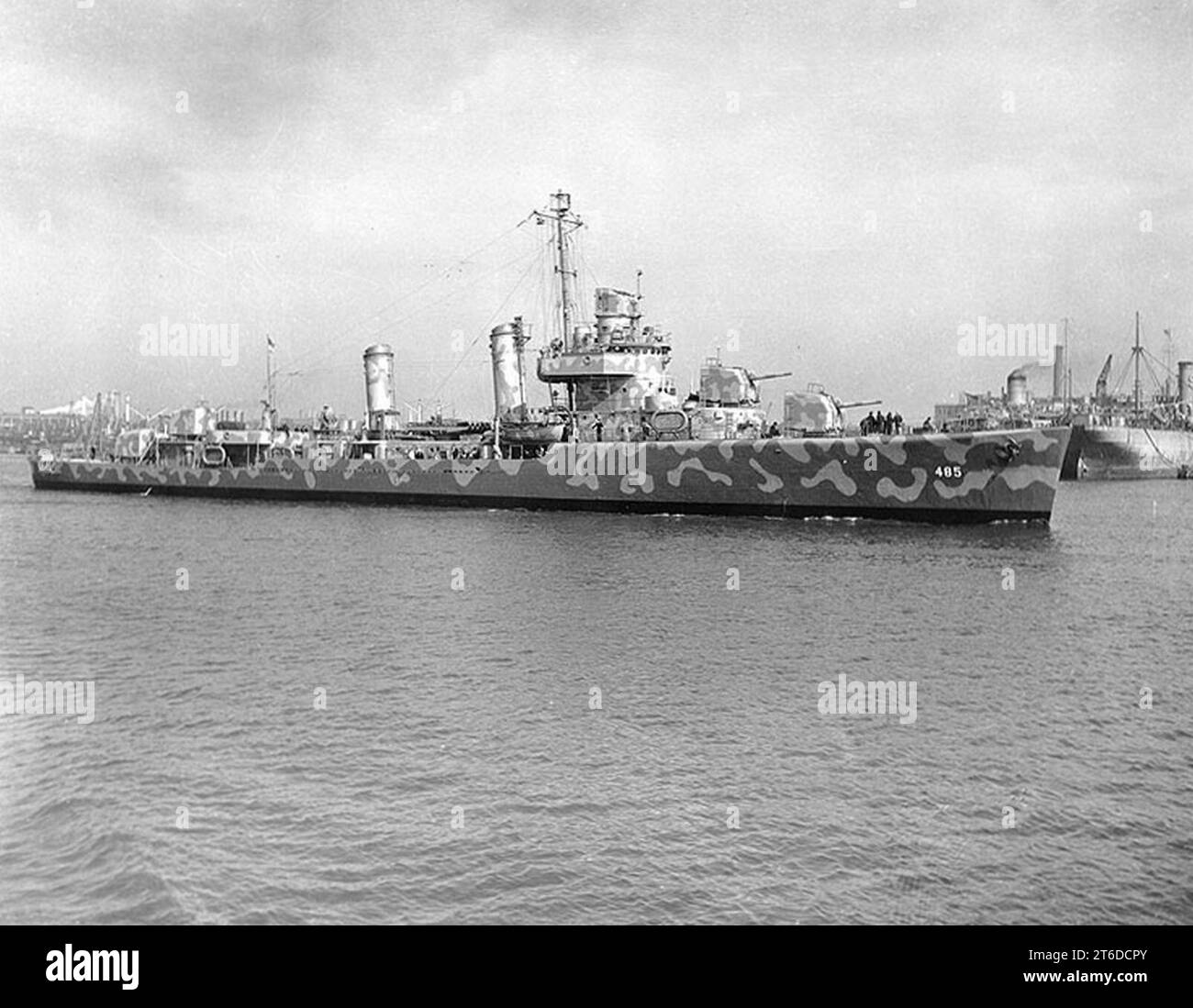 USS Duncan (DD-485) in April 1942 Stock Photo - Alamy