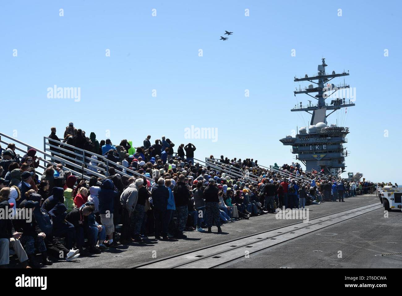 USS Dwight D. Eisenhower (CVN 69) Family and Friends Day Cruise 160424 ...