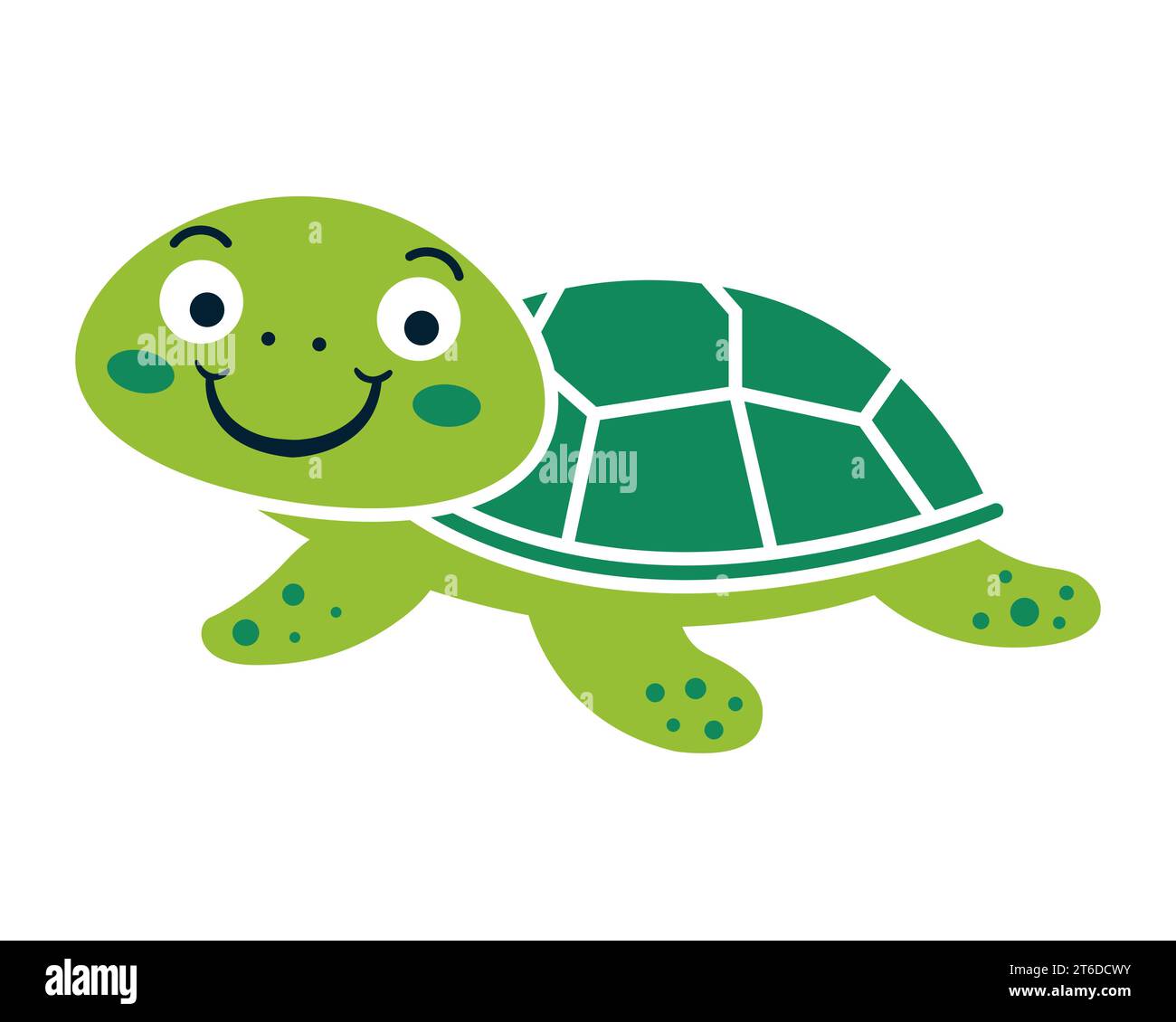 cute turtle icon. flat vector illustration Stock Vector Image & Art - Alamy