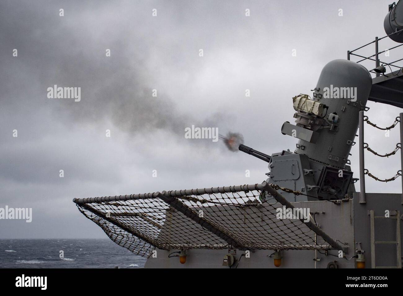 USS Dwight D. Eisenhower conducts a live-fire exercise. (27468556231 ...