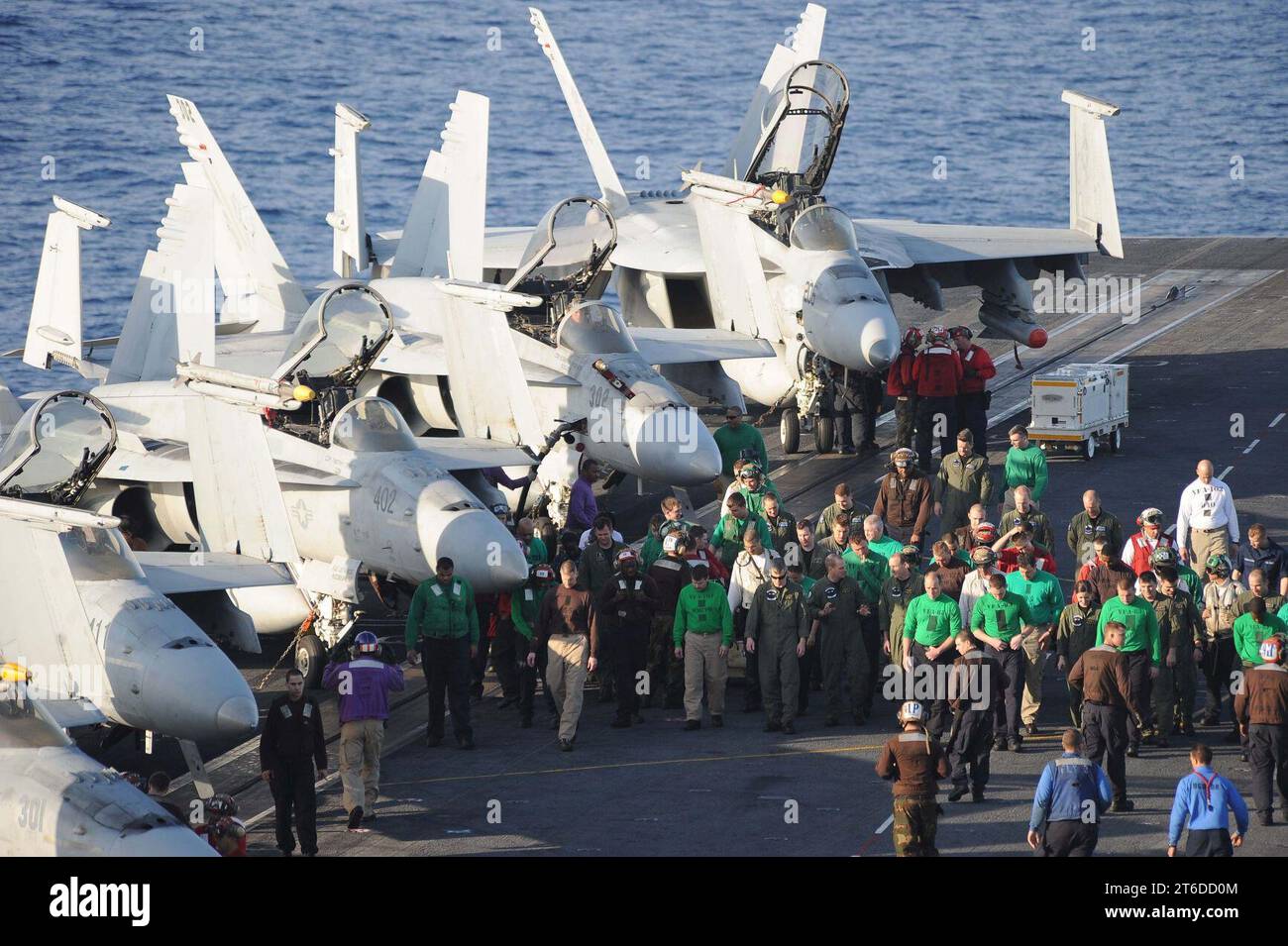 USS Dwight D. Eisenhower activity 120328 Stock Photo - Alamy