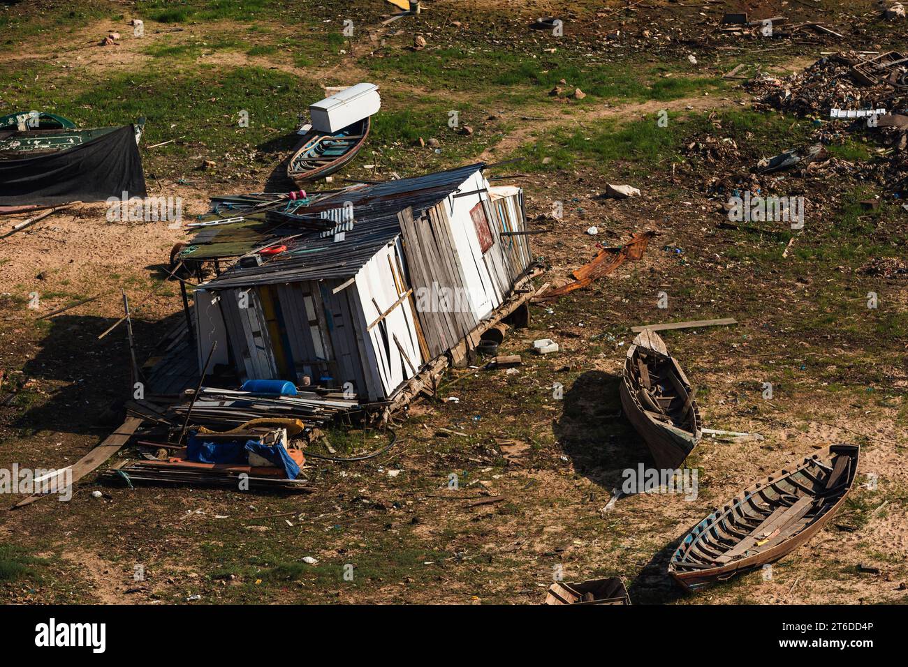 AM - MANAUS - 11/09/2023 - The level of the Rio Negro dropped another 2 ...