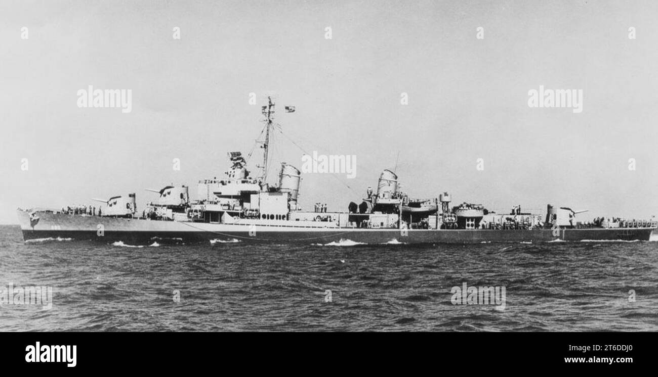 USS Dyess (DD-880) off Orange TX in May 1945 Stock Photo - Alamy