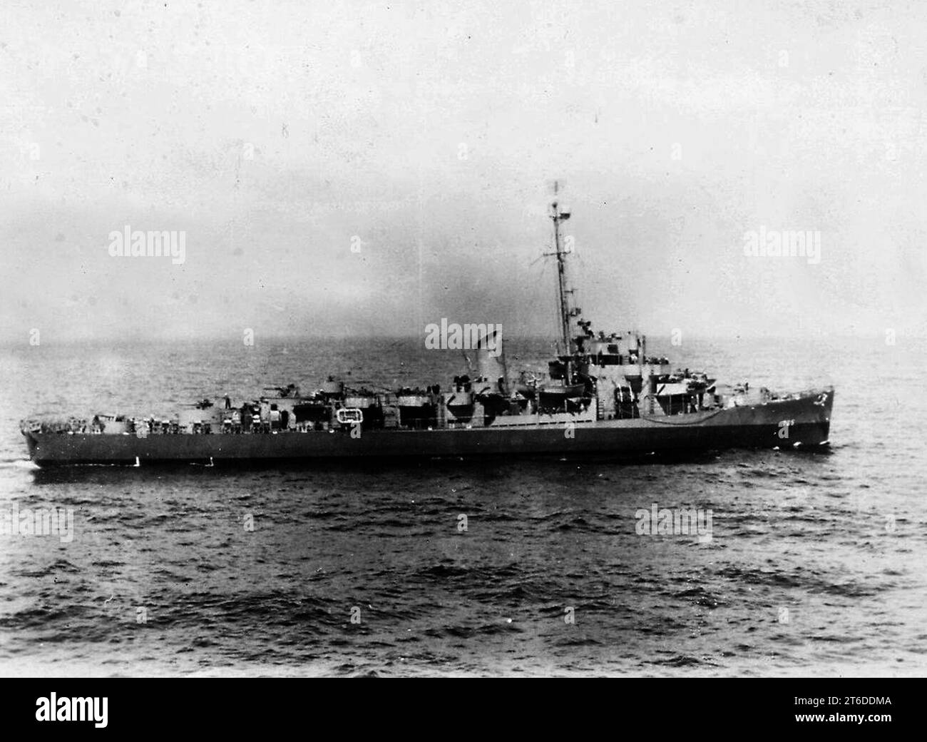 USS Earl K. Olsen (DE-765) underway at sea, circa in 1945 Stock Photo ...