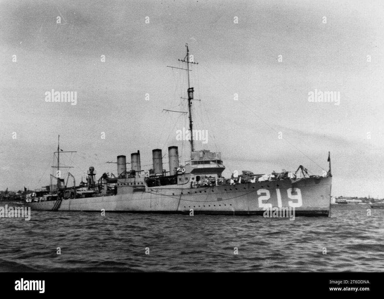 USS EDSALL (DD-219 Stock Photo - Alamy