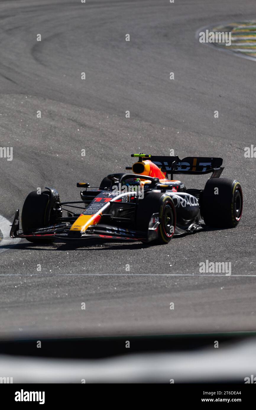 SERGIO PEREZ of RED BULL RACING HONDA RBPT driving on track during the ...