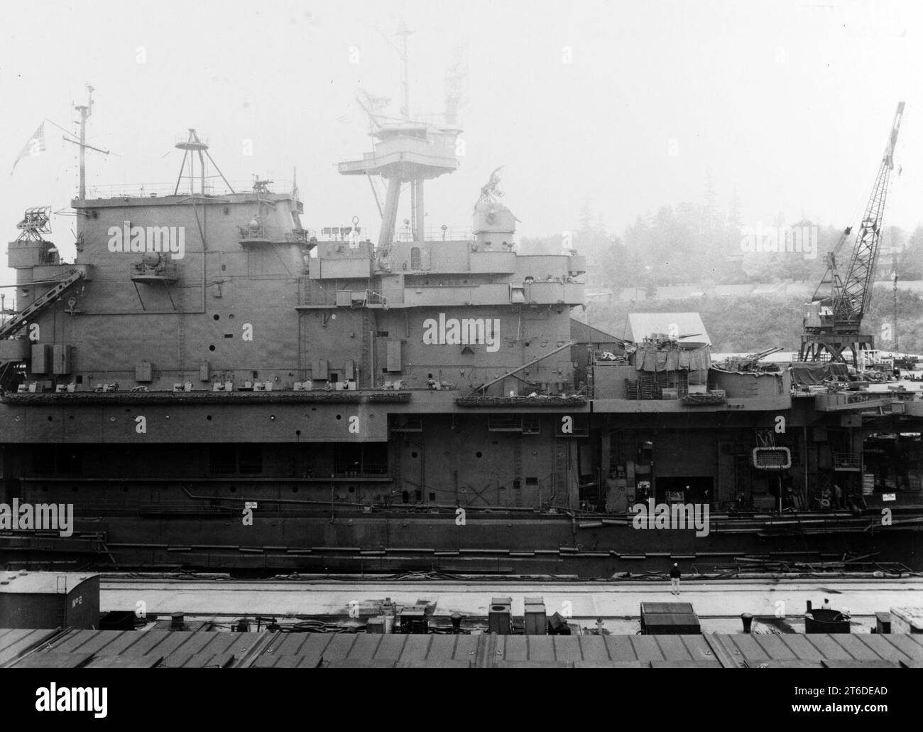 Uss Enterprise Cv 6 Starboard Amidships At The Puget Sound Naval