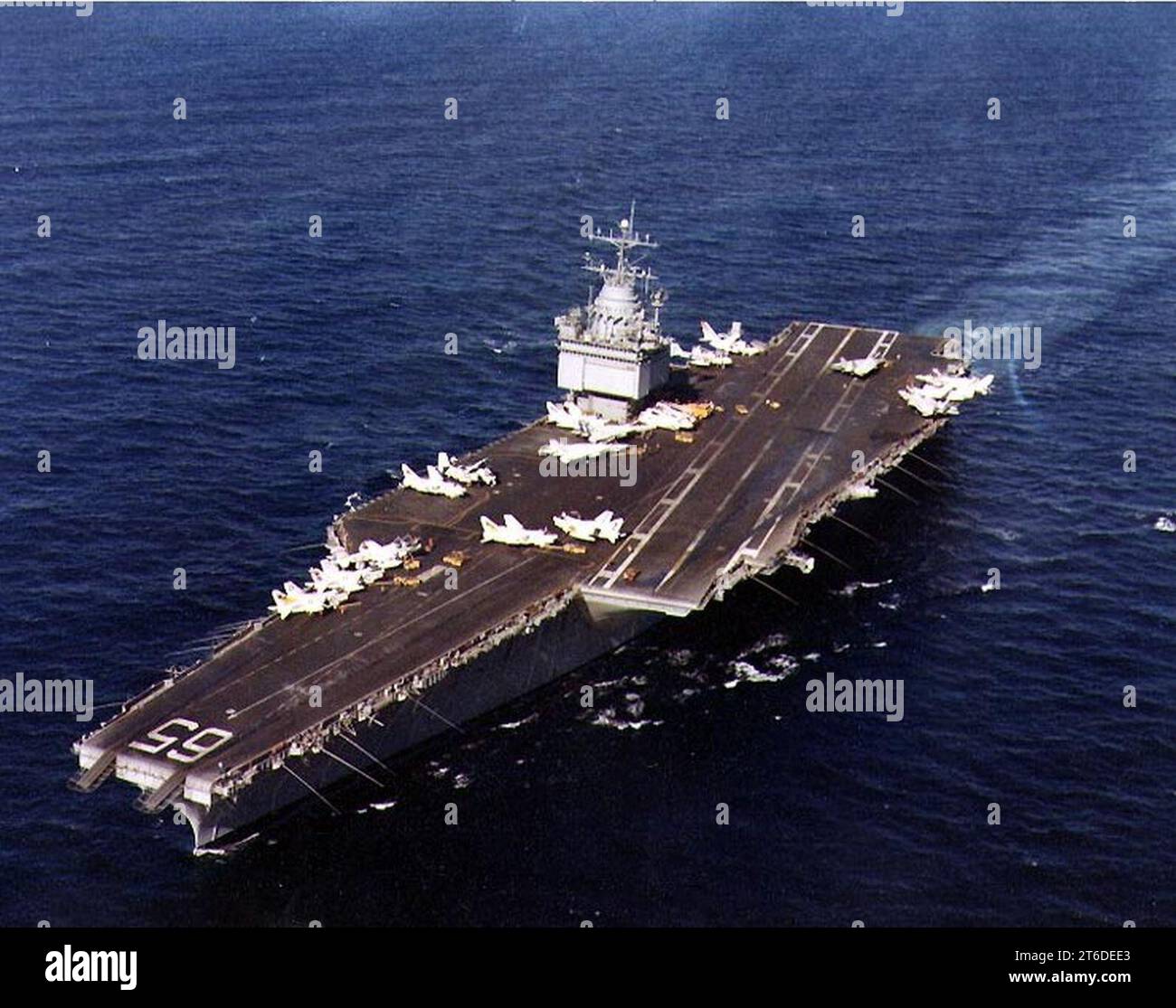 USS Enterprise (CVN-65), port bow view Stock Photo - Alamy