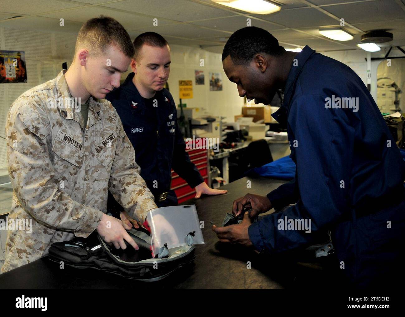 USS Enterprise action Stock Photo - Alamy