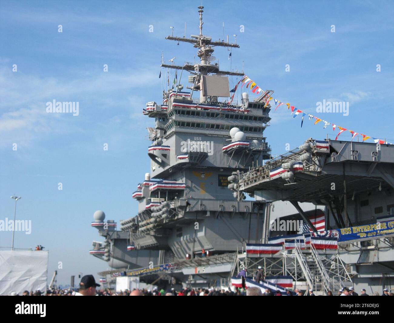 USS Enterprise CVN-65 on decommissioning day Stock Photo - Alamy