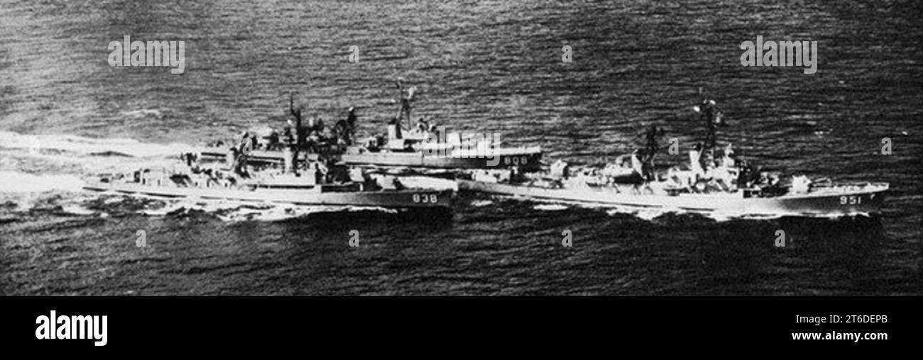 USS Ernest G. Small (DDR-838), USS Dennis J. Buckley (DDR-808) and USs ...