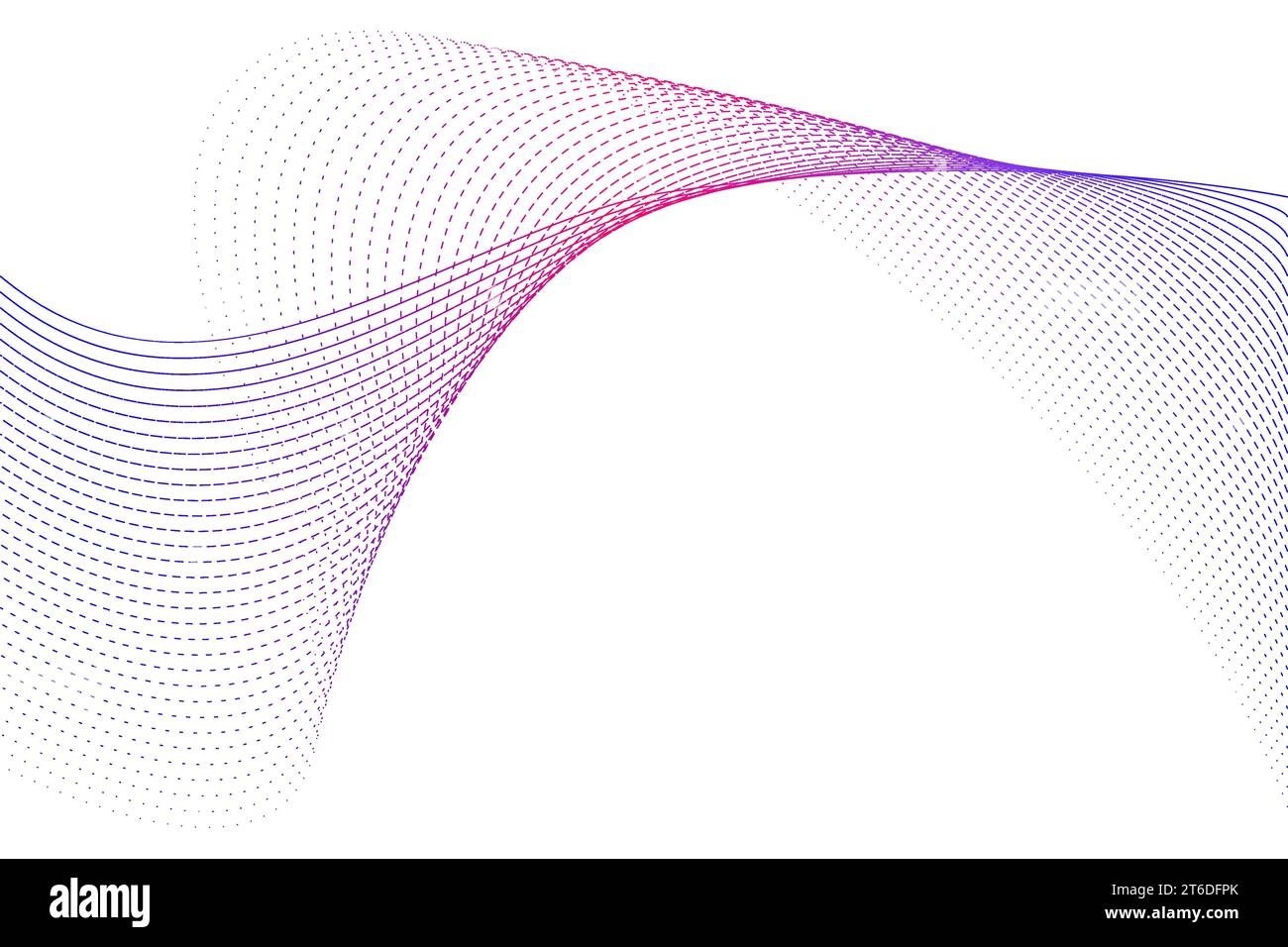 Abstract flow wave particles lines background. Futuristic technology ...