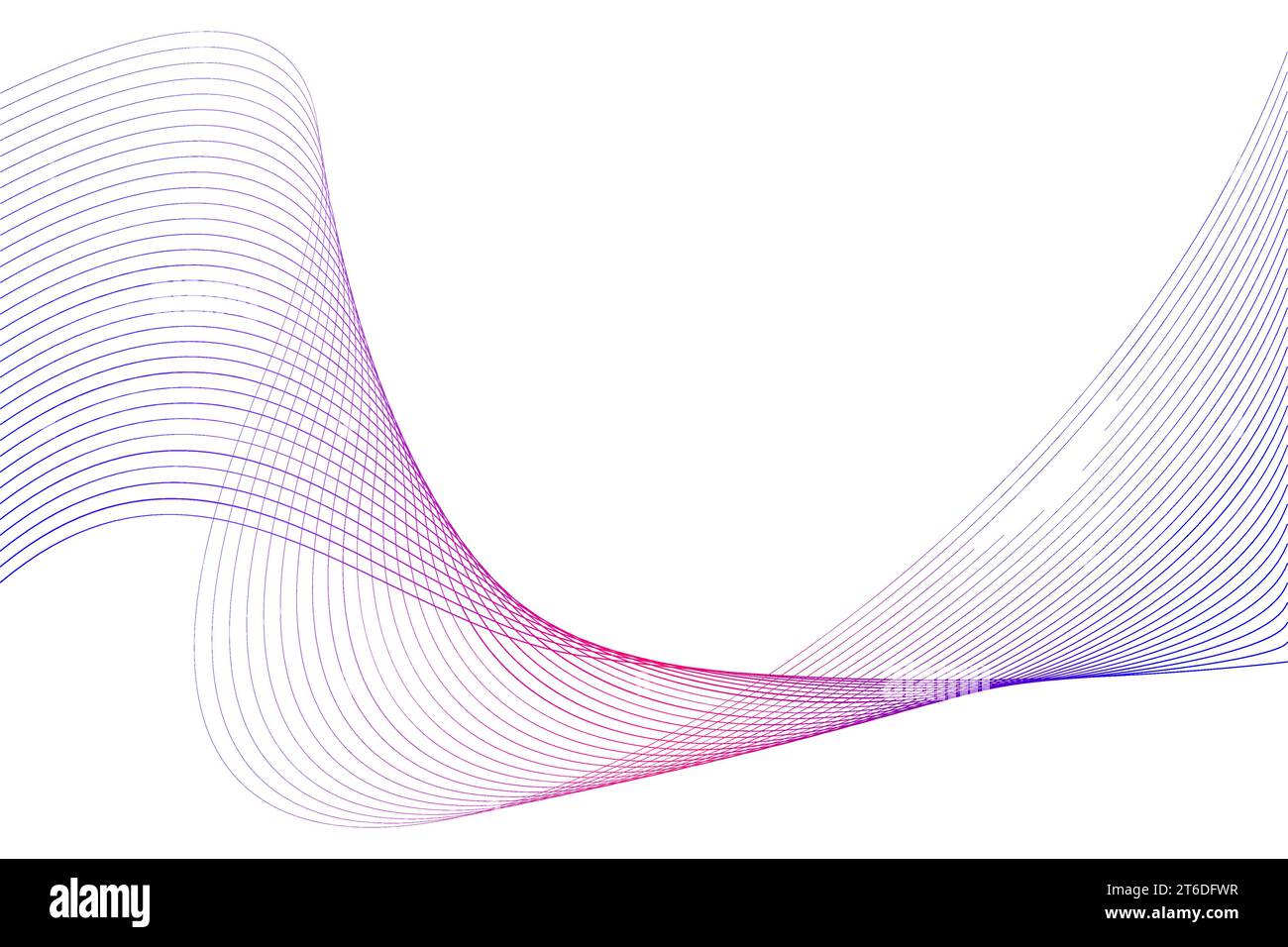 abstract flow wave lines background. Futuristic technology and science ...