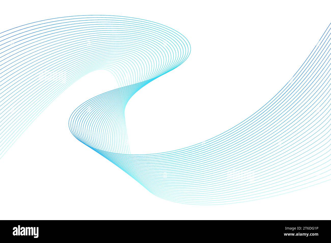 abstract flow wave lines background. Futuristic technology and science ...