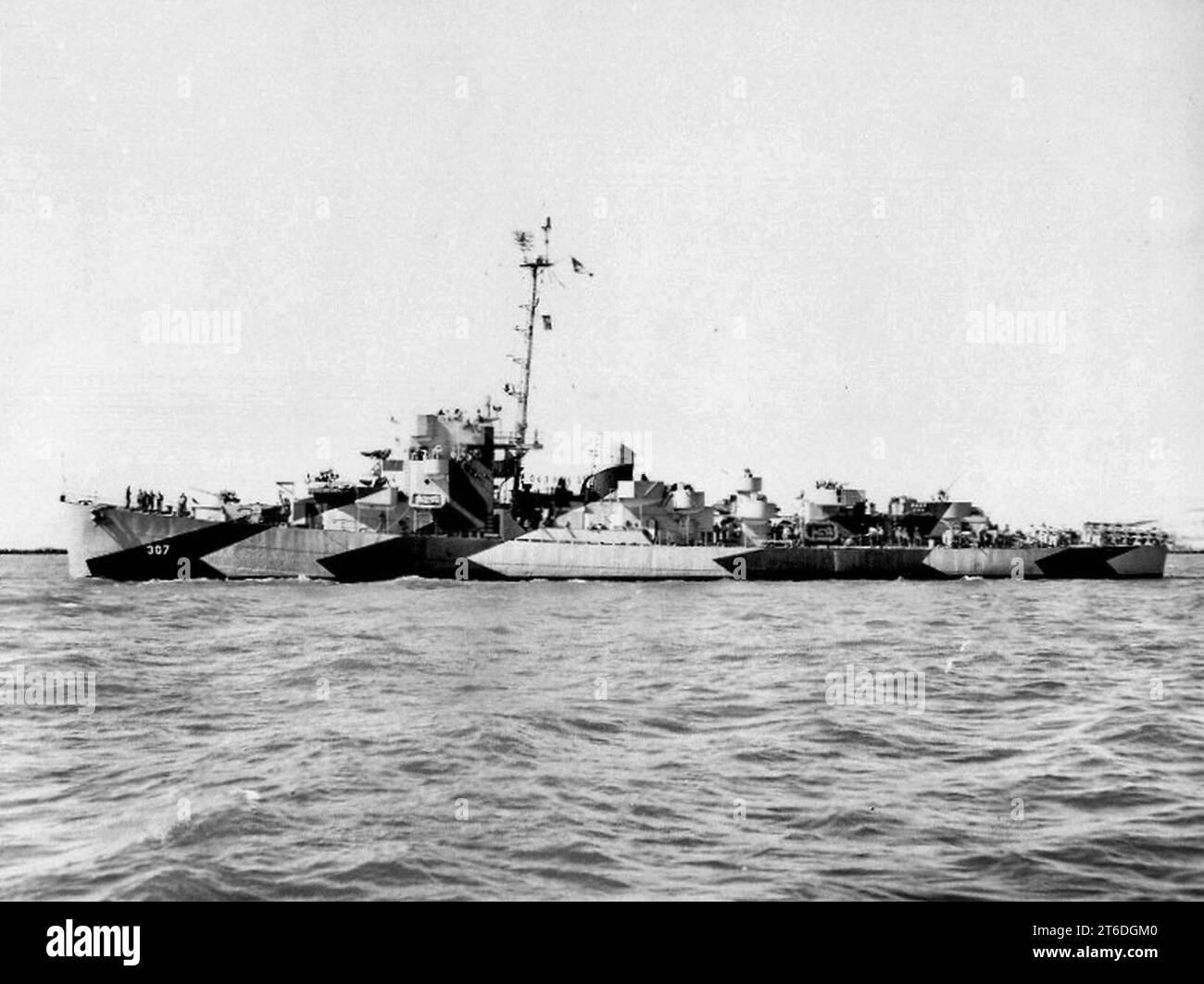USS Finnegan (DE-307) off the Mare Island Naval Shipyard on 24 ...