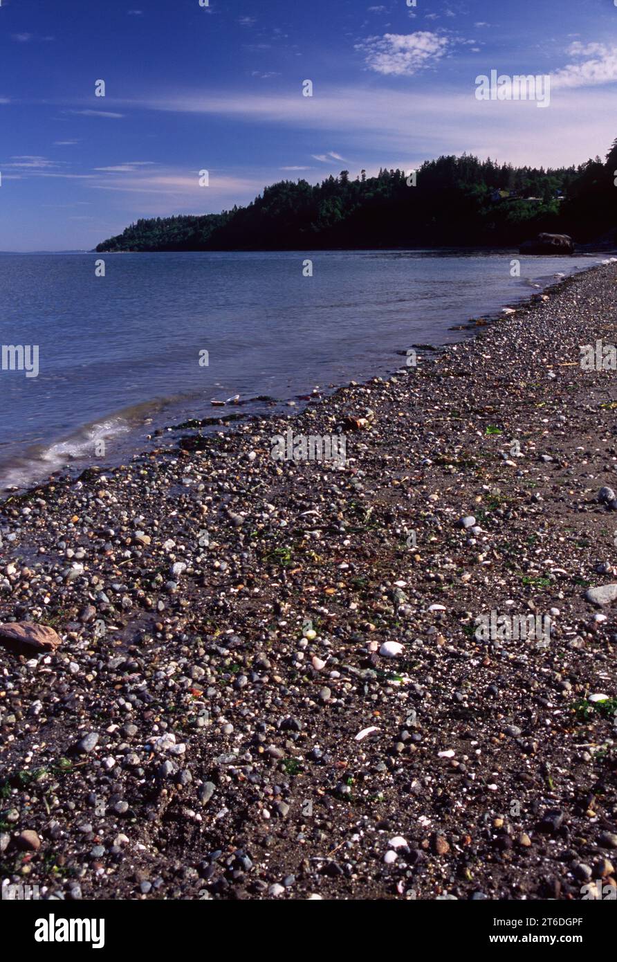 Beach at Point-No-Point, Point-No-Point Park, Hansville, Washington ...