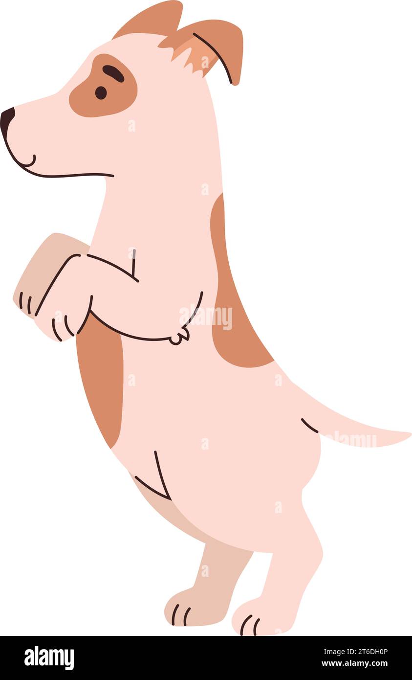 Funny dog jack russel Stock Vector Images - Alamy