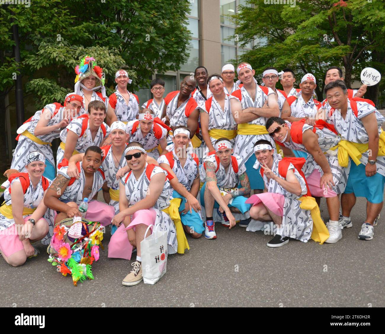 USS Fitzgerald sailors participate in the Aomori City Nebuta Festival ...