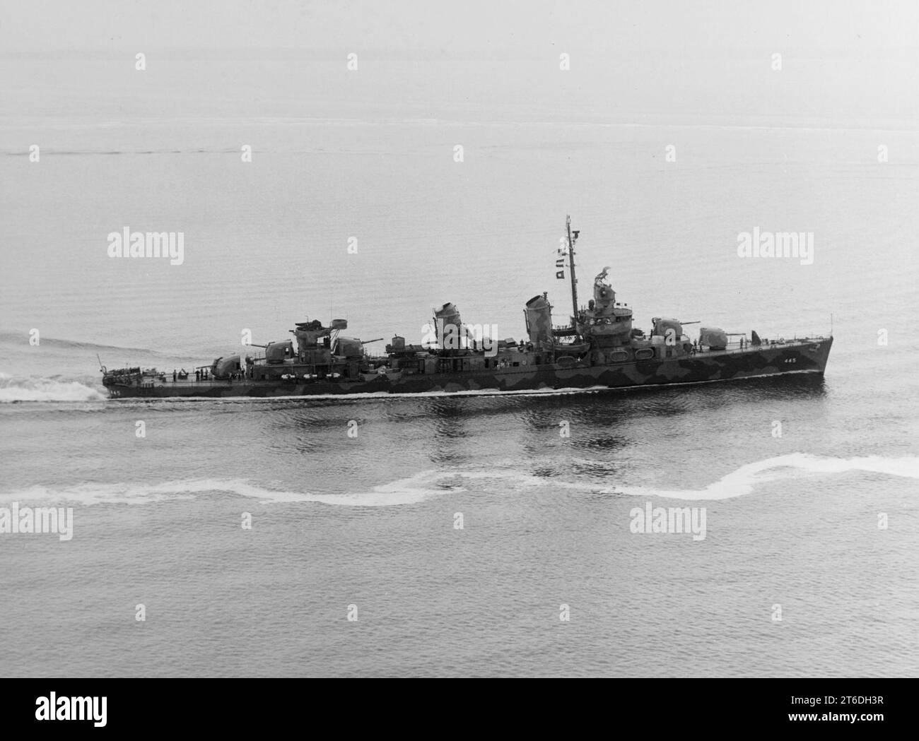 USS Fletcher (DD-445) off New York, 1942 Stock Photo - Alamy