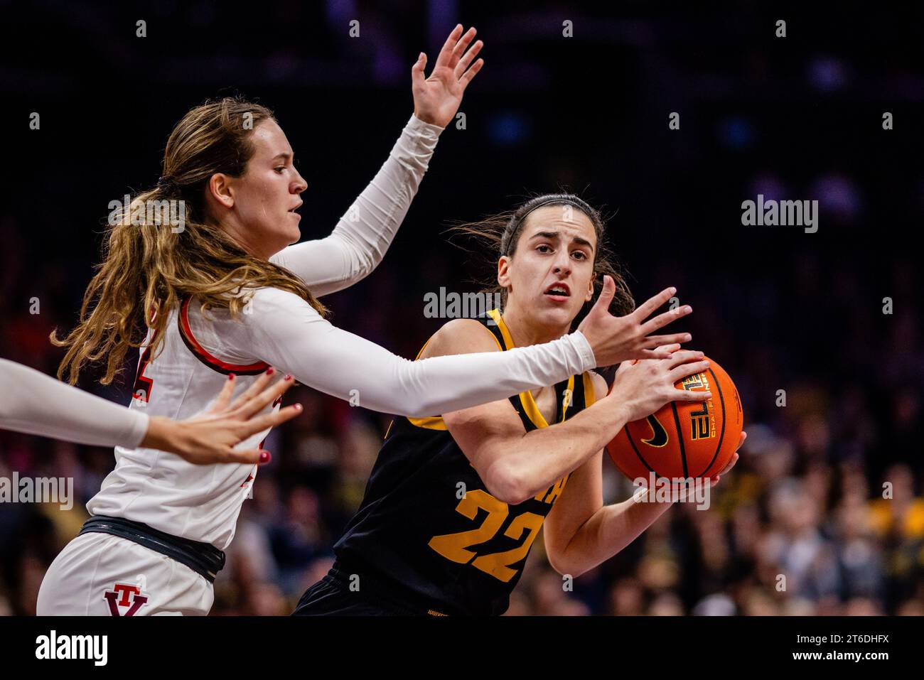 Charlotte, NC, USA. 9th Nov, 2023. Virginia Tech Hokies guard Cayla ...