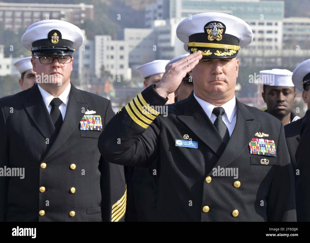 USS Frank Cable action 150316 Stock Photo - Alamy