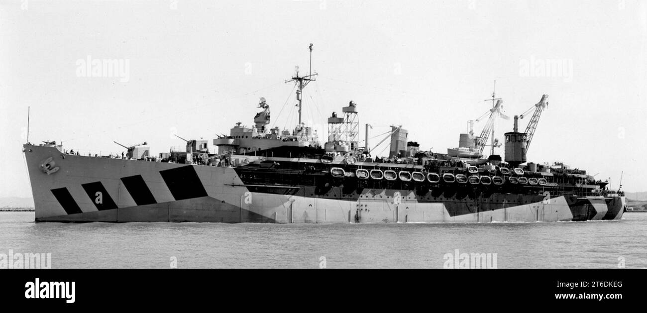 USS Fulton (AS-11) off the Mare Island Naval Shipyard, California (USA ...