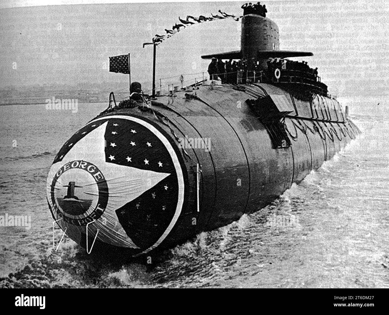 Uss george was Black and White Stock Photos & Images - Alamy