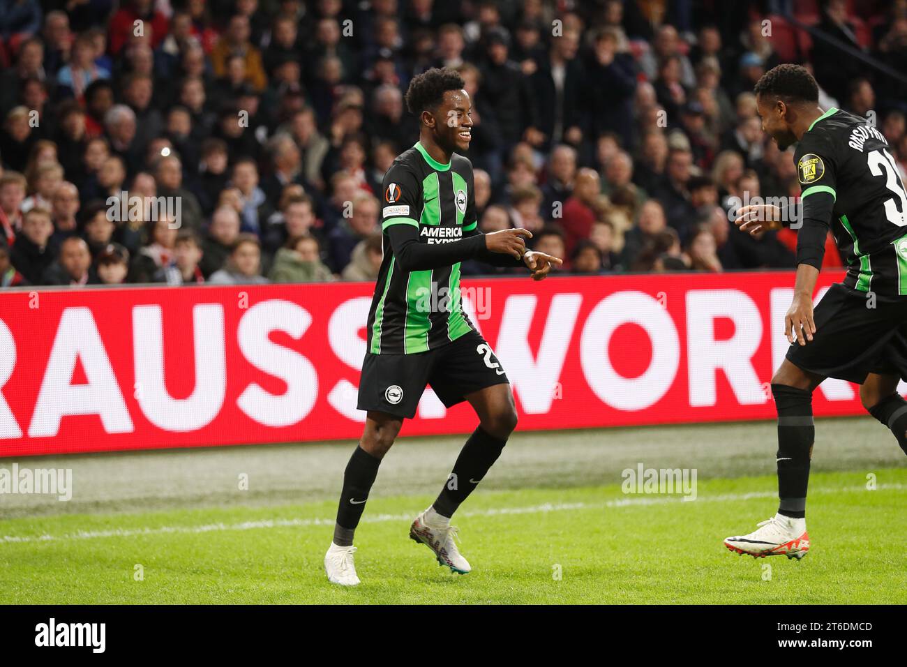 Amsterdam, Netherlands. 9th Nov, 2023. Simon Adingra (Brighton ...
